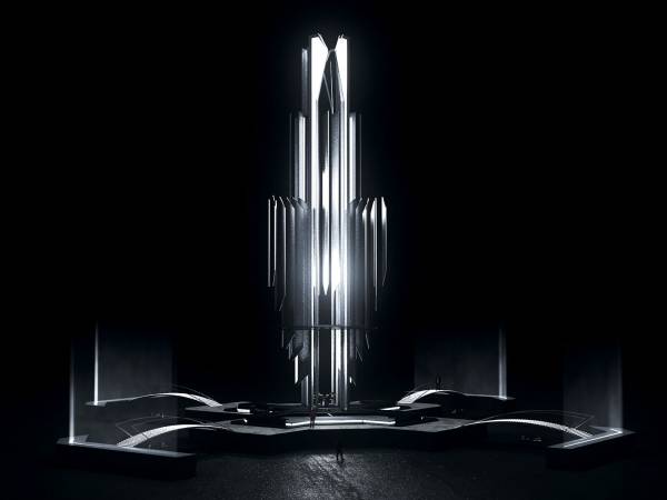 Rammstein World - Le design initial de la scène de Rammstein en stades ...